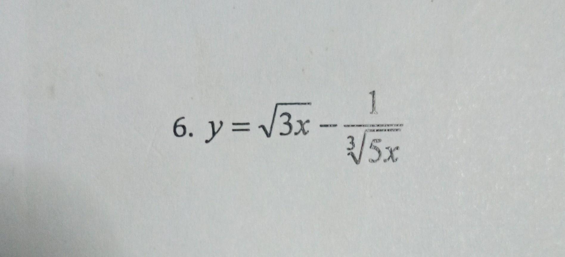 Solved DERIVATIVE OF A FUNCTION find the derivative of the | Chegg.com