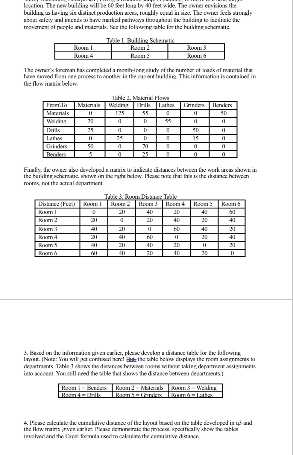Solved location. The new building will be 60 ﻿feet long by | Chegg.com