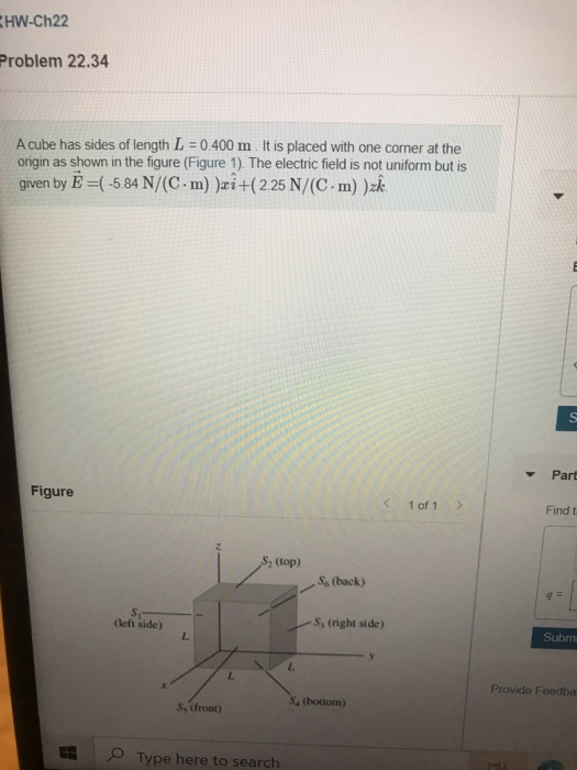 Solved CHW-22 Problem 22.34 2018 Acube has seen 200 is | Chegg.com