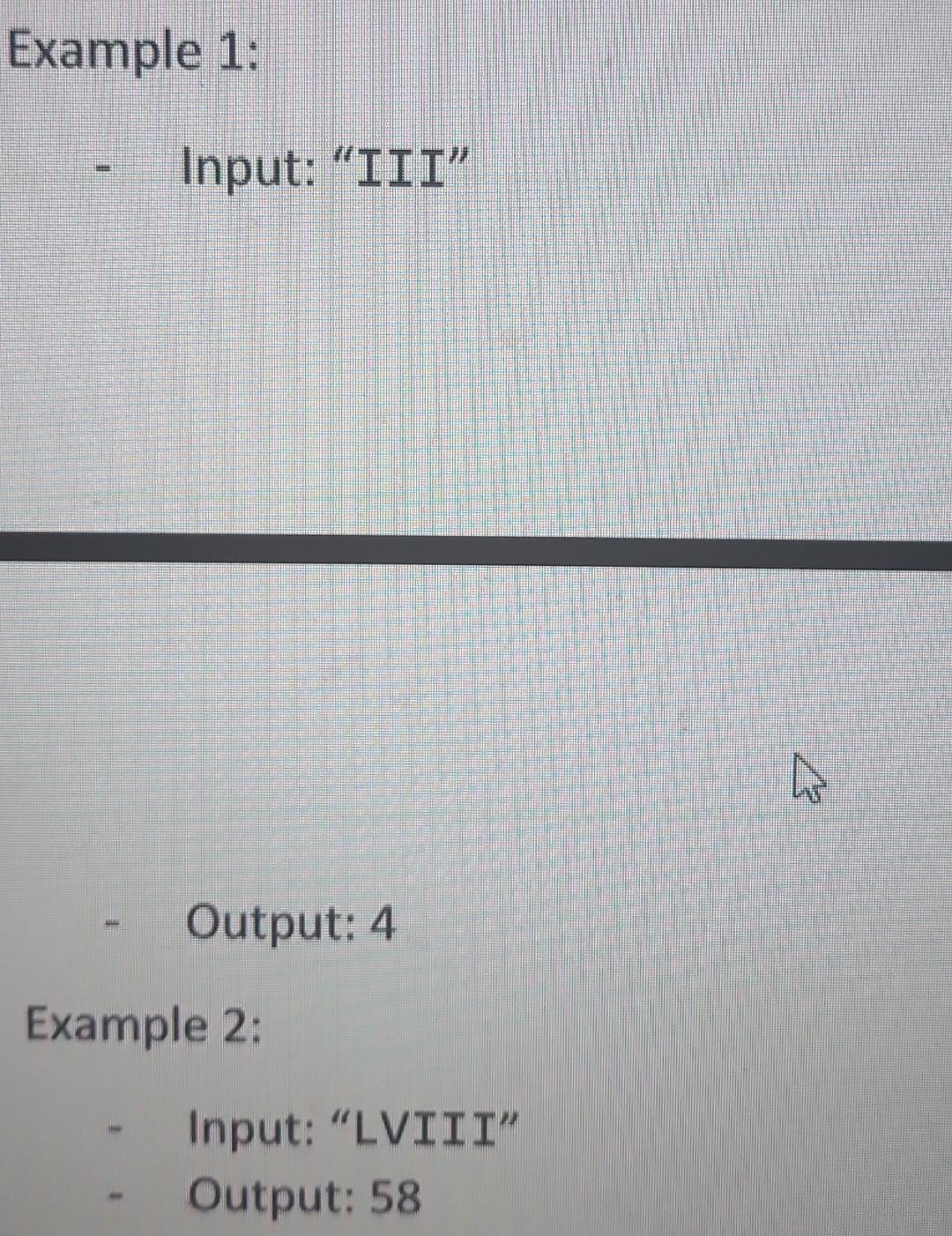 Solved Task 1 Convert Roman Number To Integer 4points You Chegg