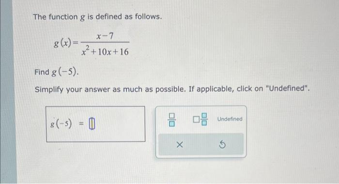 Solved The function g is defined as follows. | Chegg.com