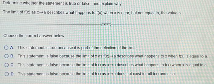 Solved Explain why limx→2F(x) in Figure A exists, but | Chegg.com
