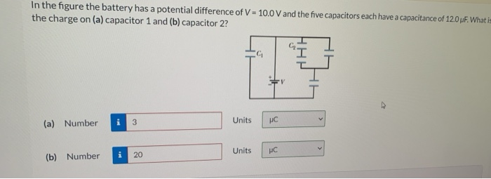 Solved In the figure the battery has a potential difference | Chegg.com