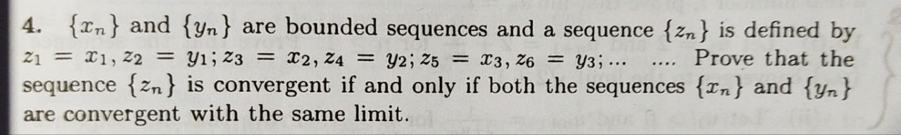 Solved {xn} ﻿and {yn} ﻿are bounded sequences and a sequence | Chegg.com