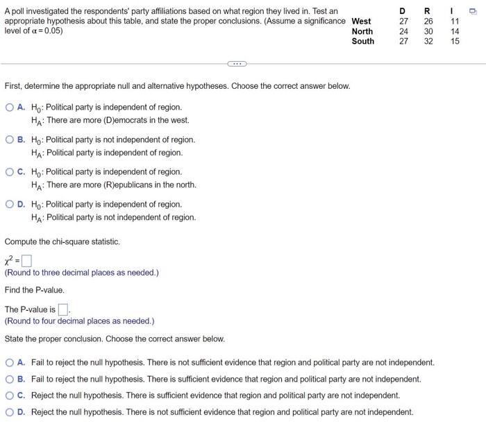 Solved First, determine the appropriate null and alternative | Chegg.com