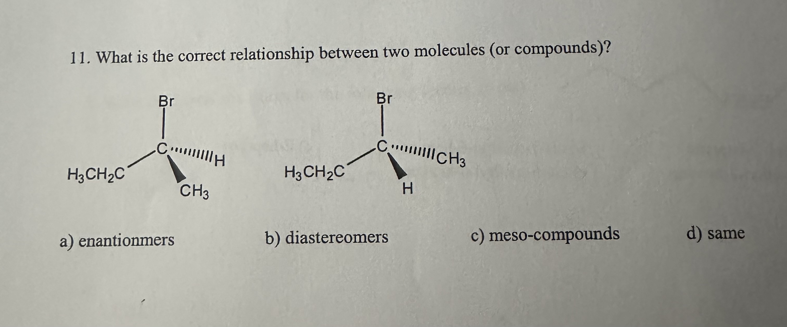 Solved what is the correct relationship between two | Chegg.com