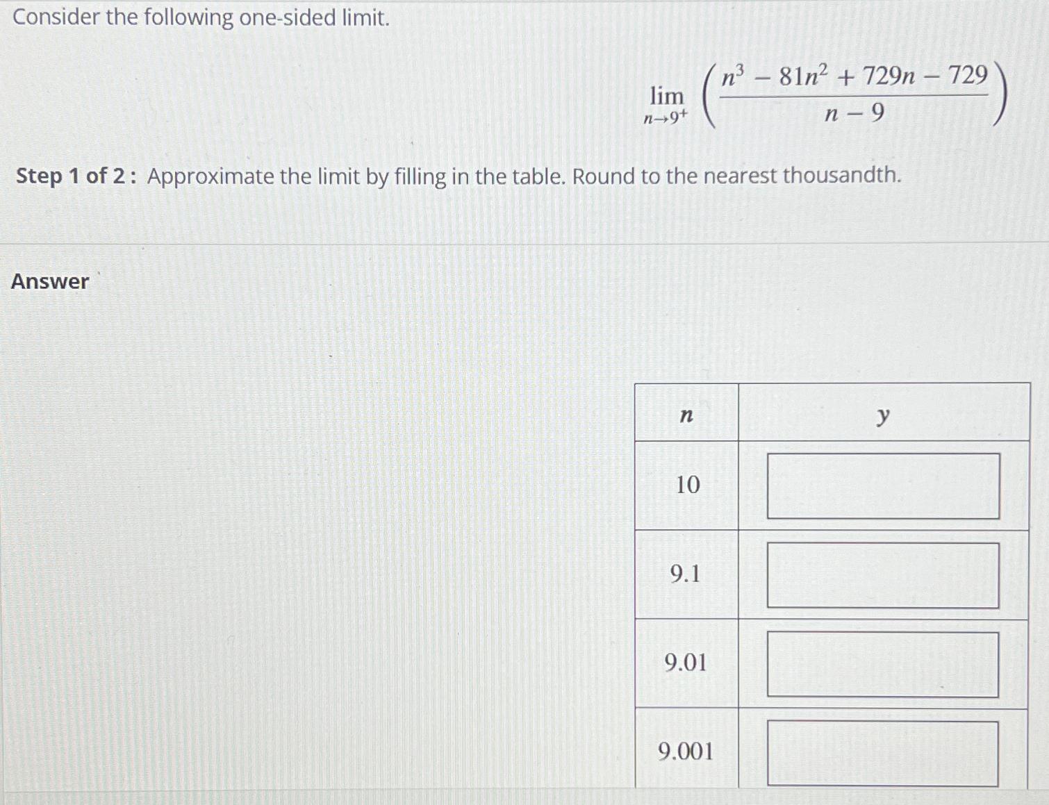 Solved Consider the following one-sided | Chegg.com