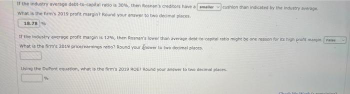 Solved The DuPont equation shows the relationships among | Chegg.com