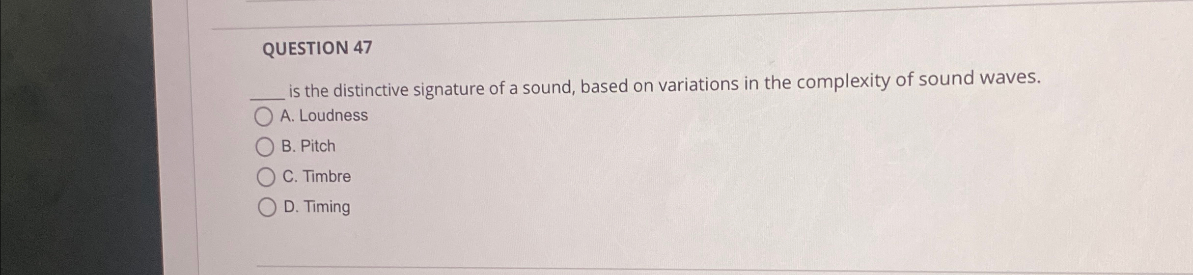 Solved QUESTION 47q, ﻿is the distinctive signature of a | Chegg.com