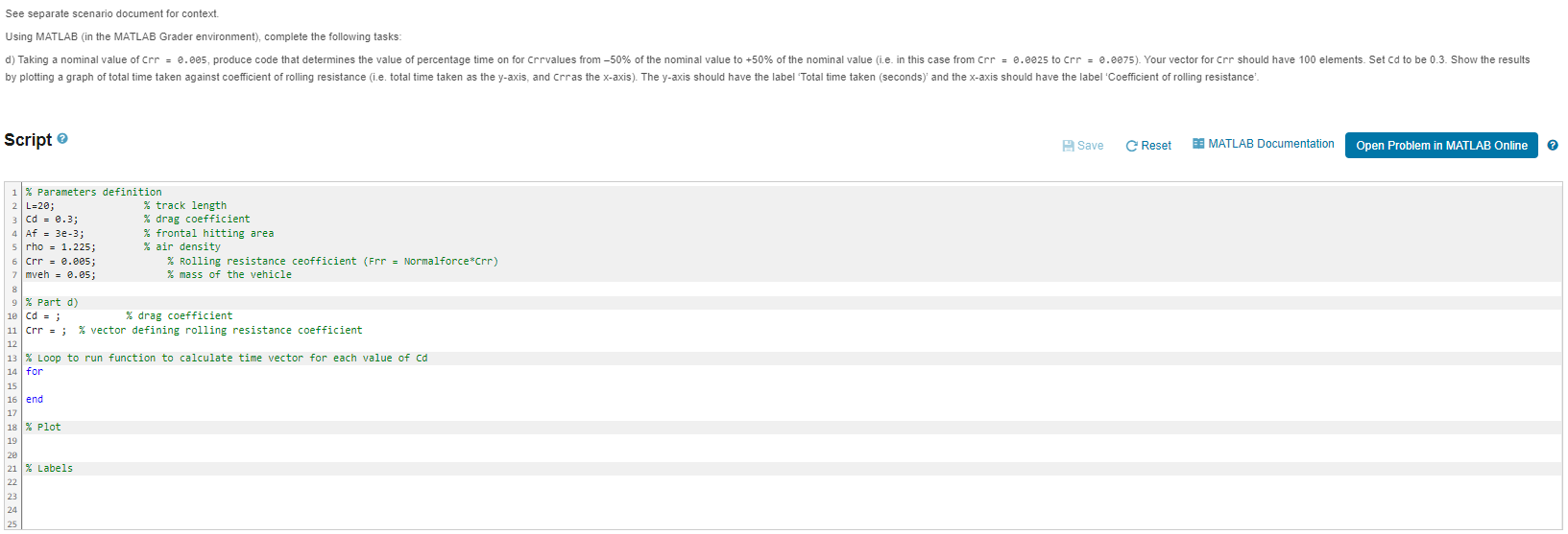 Solved See separate scenario document for context.Using | Chegg.com