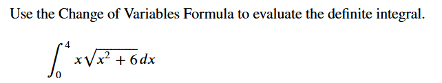 Solved Use the Change of ﻿Variables Formula to ﻿evaluate the | Chegg.com