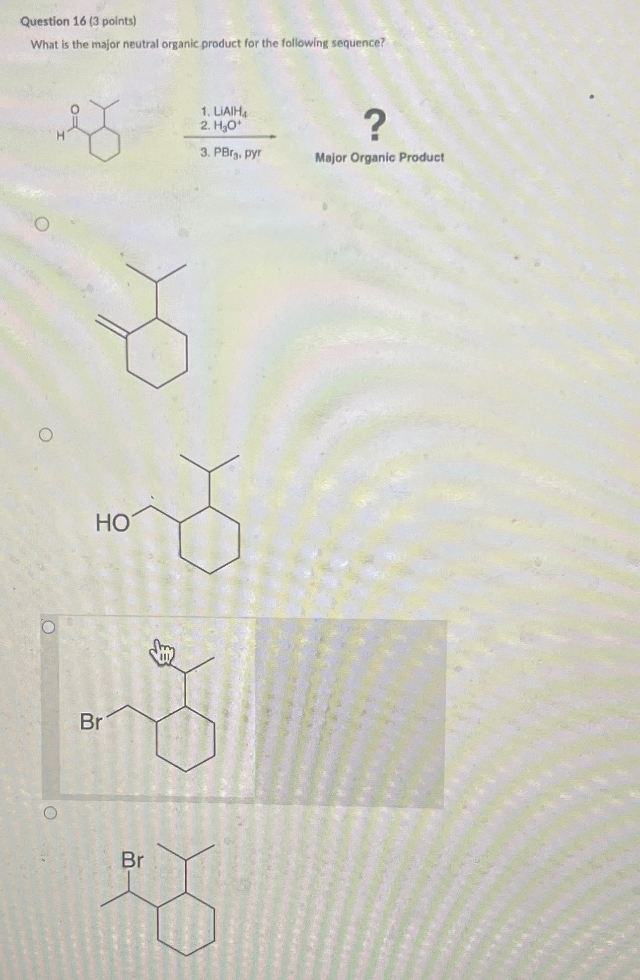 Solved Question 16 (3 ﻿points)What is the major neutral | Chegg.com