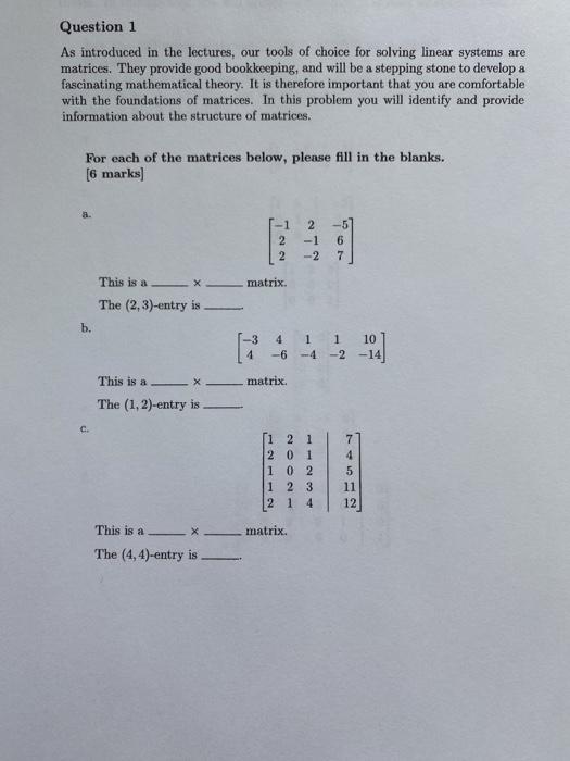 Solved Question 1 As introduced in the lectures, our tools | Chegg.com