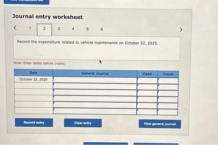 Solved Journal entry worksheet 1 6 Record the depreciation | Chegg.com