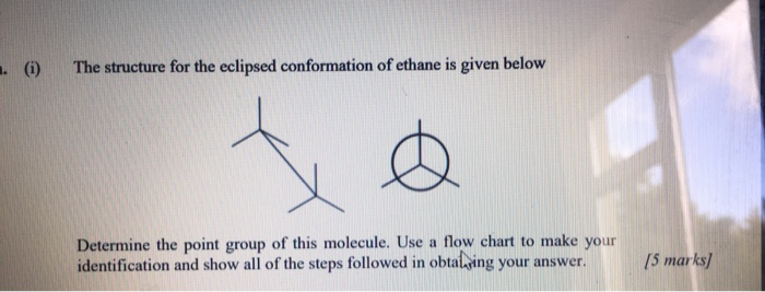 Solved (1) The structure for the eclipsed conformation of | Chegg.com