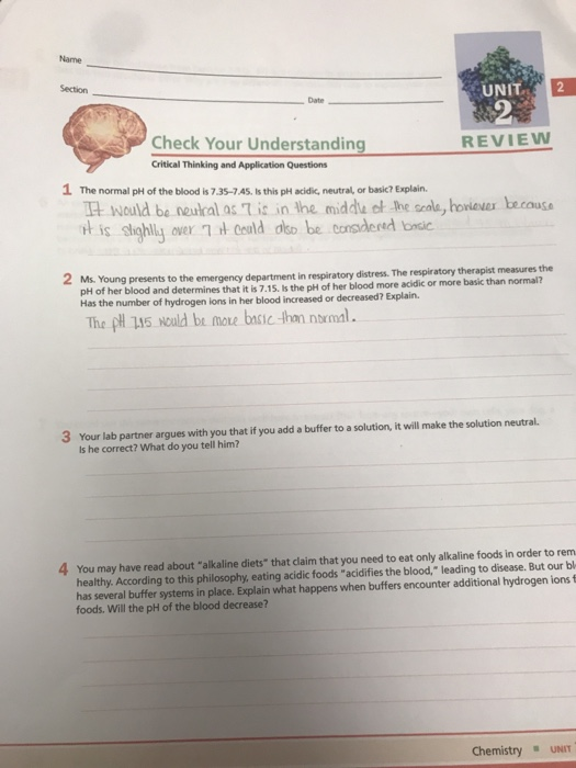 Solved Name 2 Section UNIT Date Check Your Understanding | Chegg.com
