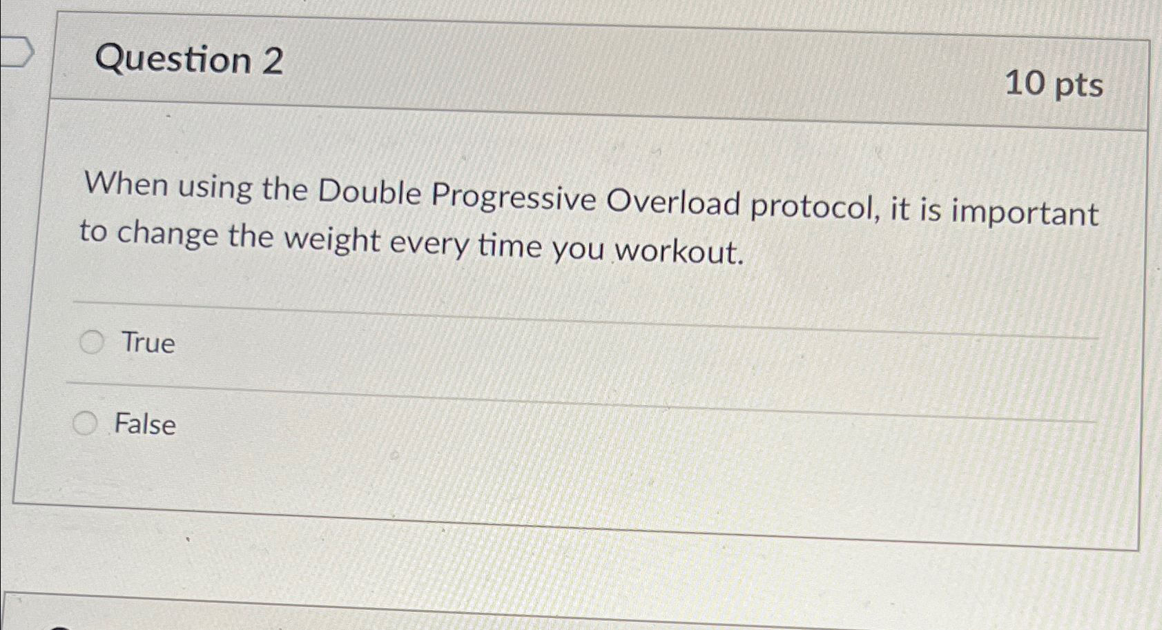 Solved Question 210 ﻿ptsWhen using the Double Progressive | Chegg.com