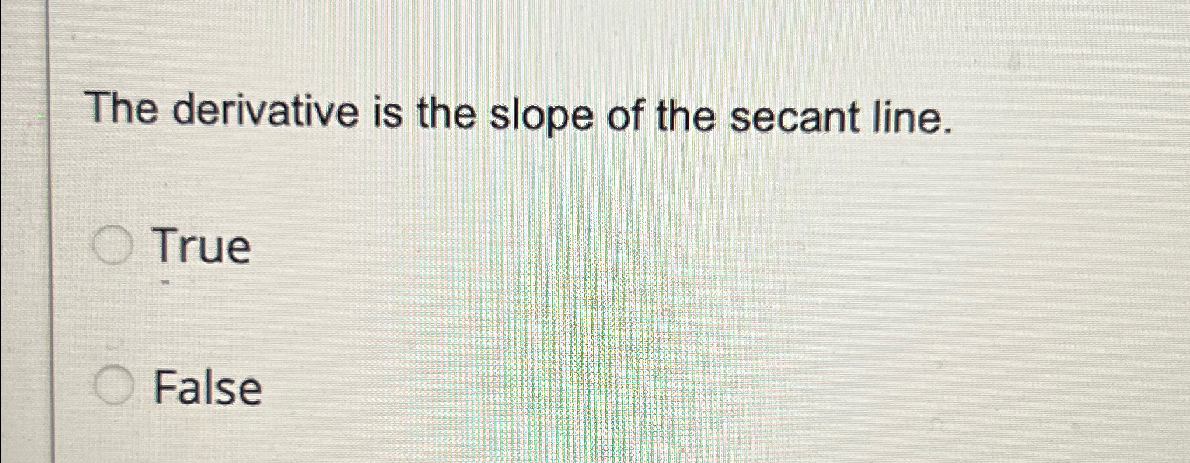 Solved The derivative is the slope of the secant | Chegg.com