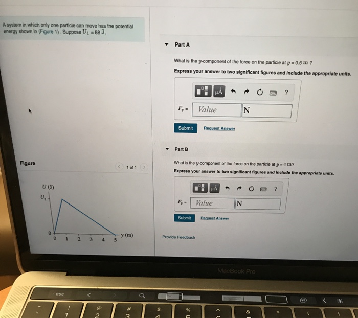 Solved A system in which only one particle can move has the | Chegg.com