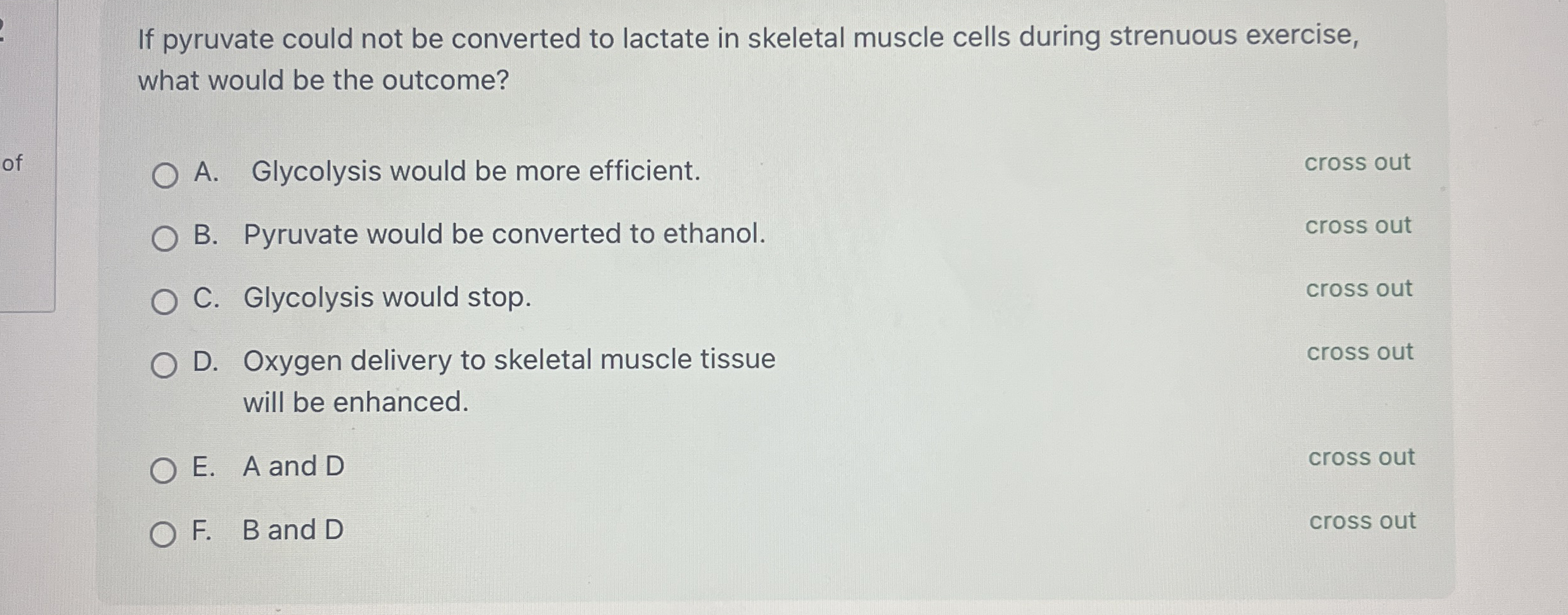 Solved If pyruvate could not be converted to lactate in | Chegg.com