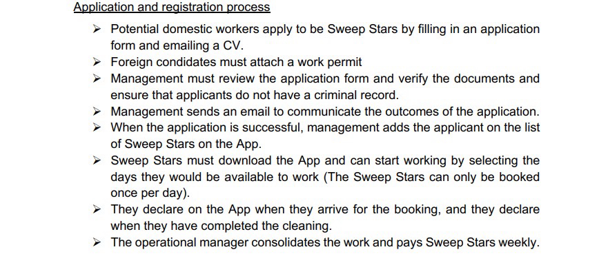 Solved Application and registration processManagement must | Chegg.com