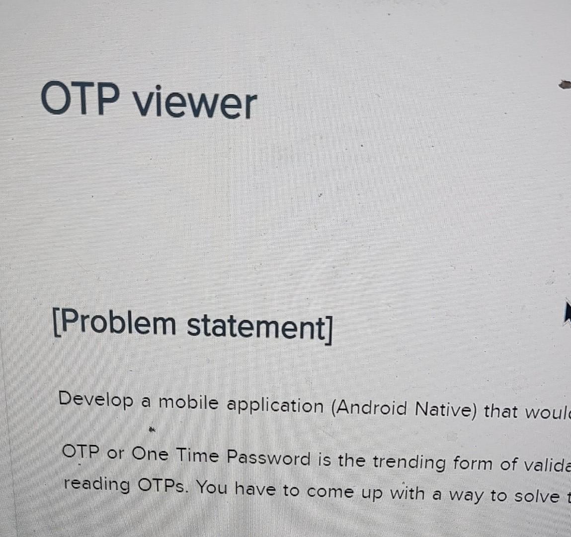 Solved develop mobile application android native that would | Chegg.com