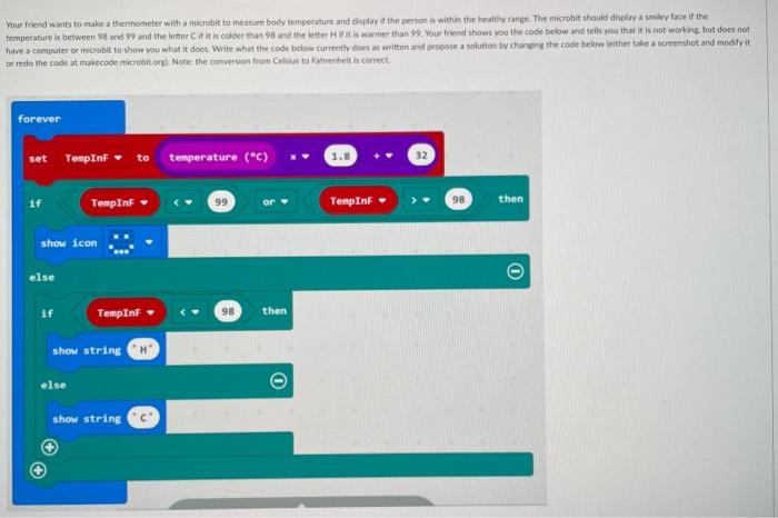 Solved Your friend wants to make a thermometer with a | Chegg.com