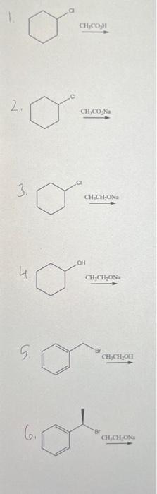 Solved For each reaction, please give detailed explanation | Chegg.com
