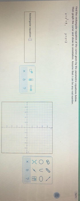 Solved Find the rectangular equation of the curve given by | Chegg.com