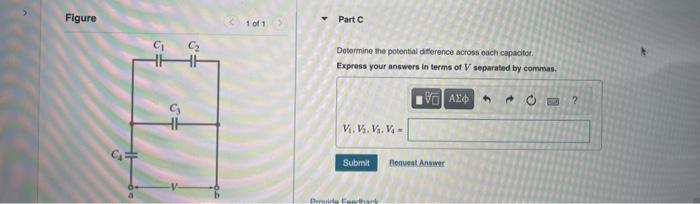 Solved Determine the equivalent capacitance between points a | Chegg.com