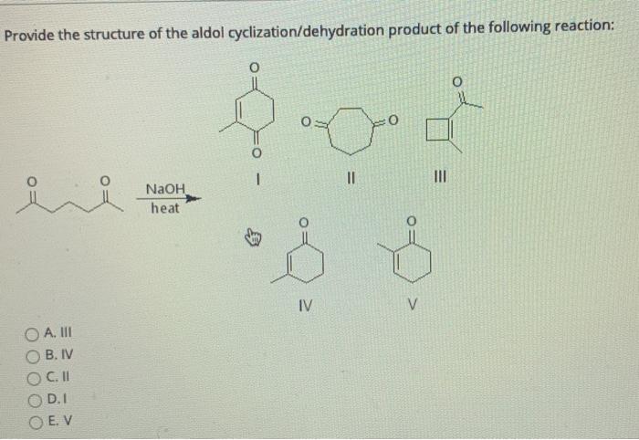 Solved Provide the structure of the aldol | Chegg.com
