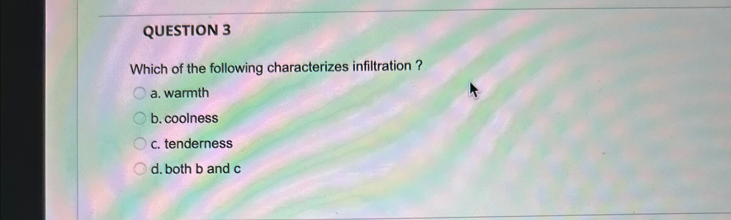 Solved QUESTION 3Which of the following characterizes | Chegg.com