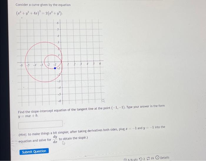 Solved Consider a curve given by the equation | Chegg.com