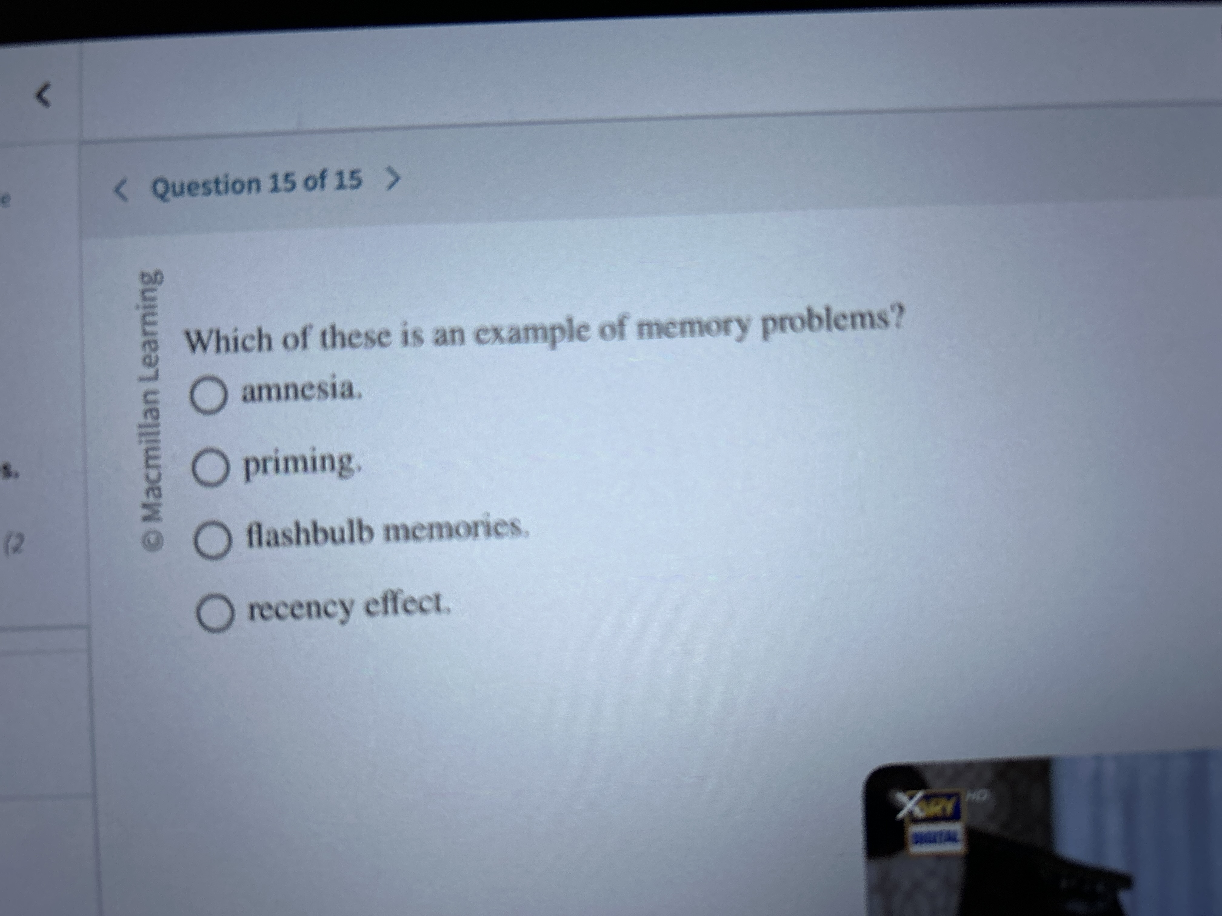 Solved Question 15 ﻿of 15Which of these is an example of | Chegg.com