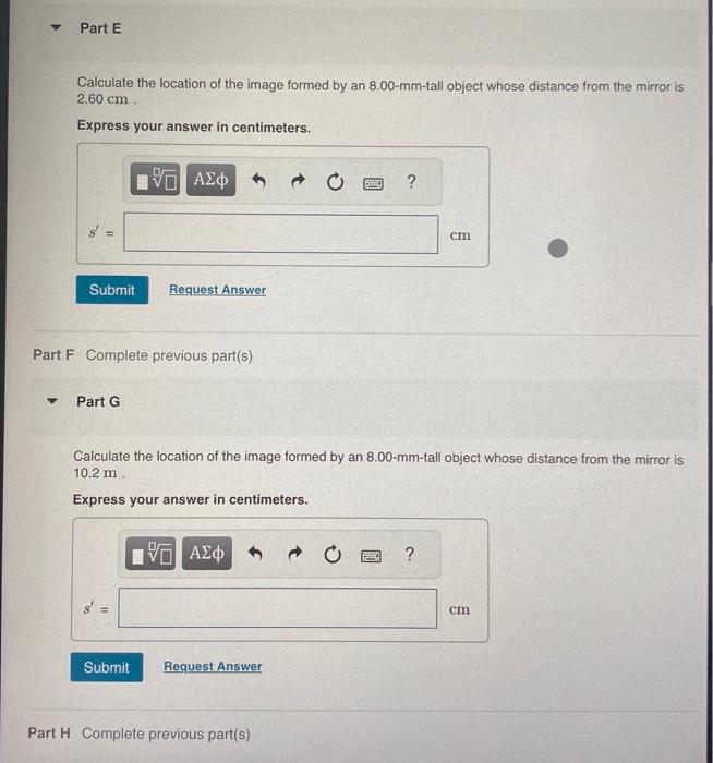 Solved A convex spherical mirror has a radius of curvature | Chegg.com