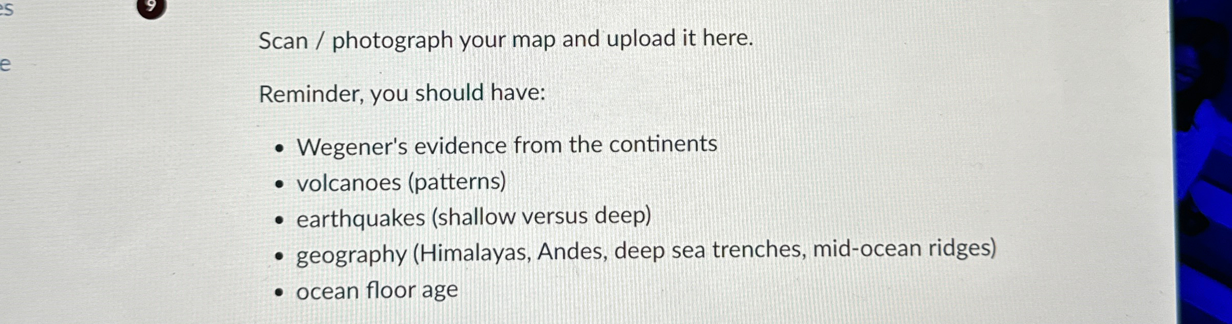 Solved Scan / ﻿photograph your map and upload it | Chegg.com