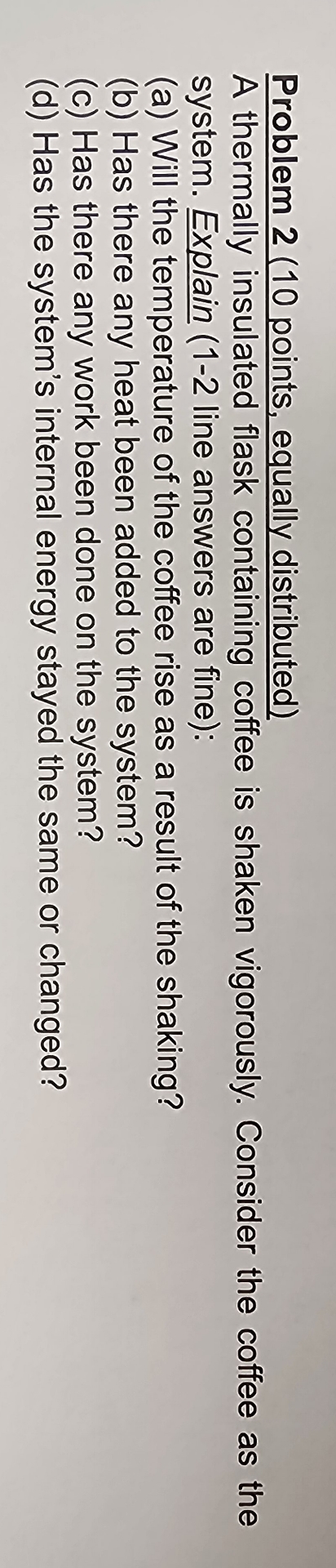 Solved Problem 2 (10 ﻿points, equally distributed)A | Chegg.com