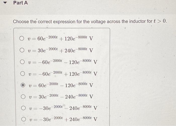 Solved The current in a 15mH inductor is known to be i=1 | Chegg.com