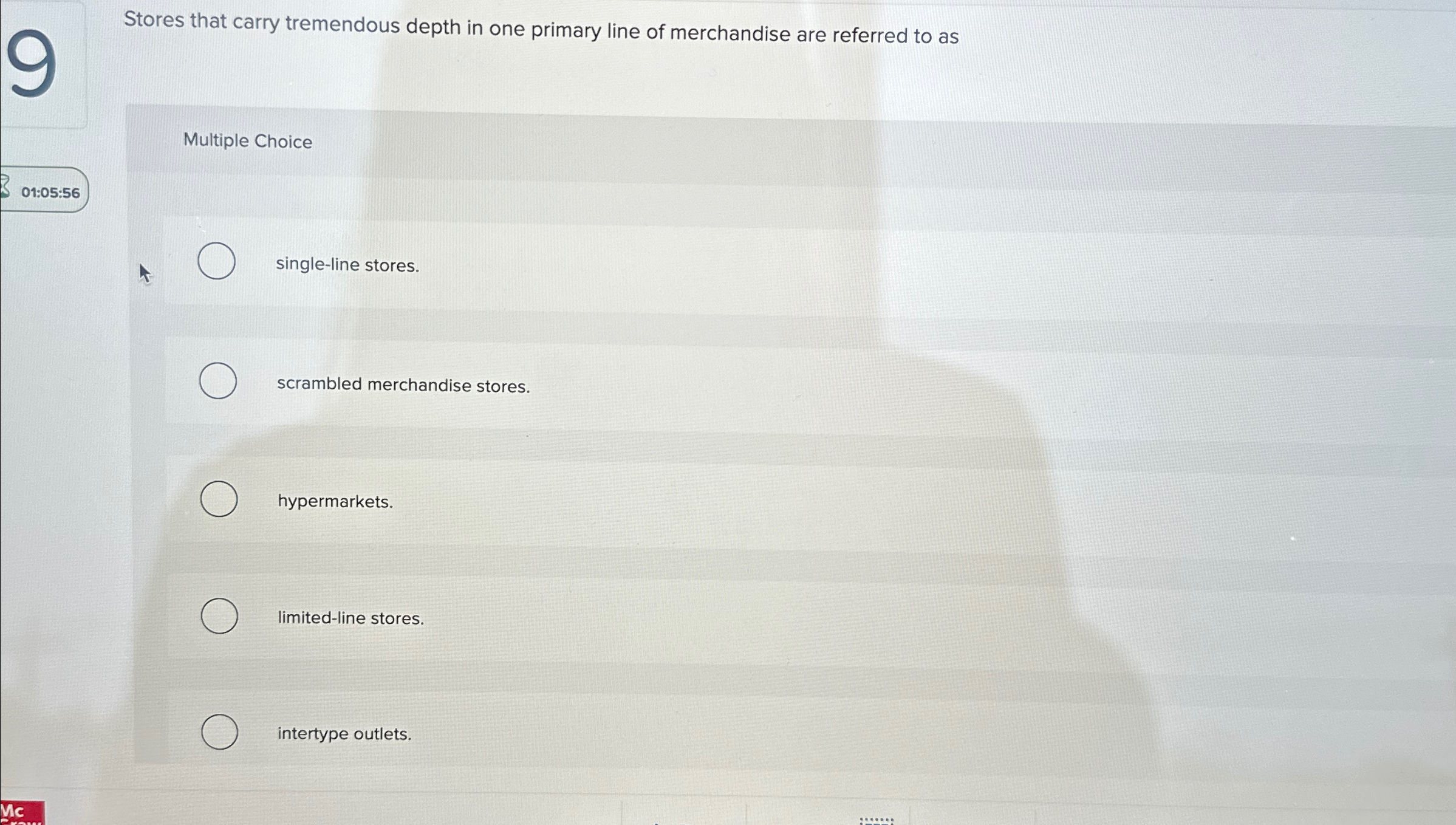 Solved Stores that carry tremendous depth in one primary | Chegg.com
