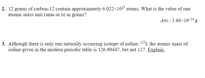 Solved 12 ﻿grams of carbon-12 ﻿contain approximately | Chegg.com