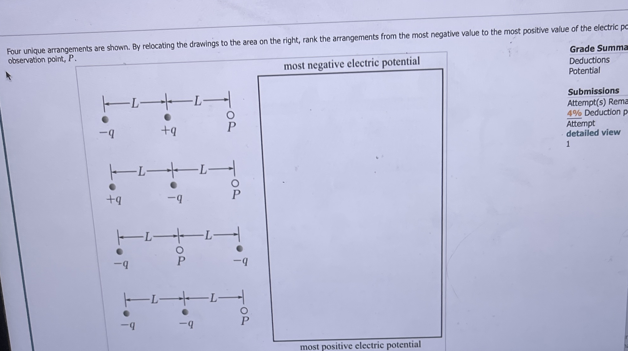 Solved Four unique arrangements are shown. By relocating the | Chegg.com