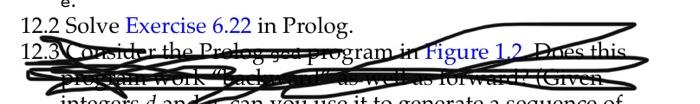 Solved 12.2 Solve Exercise 6.22 in Prolog.6.22 Use iterators | Chegg.com