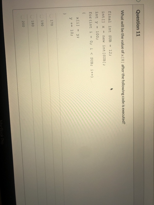 Solved A Question 10 What will be the result after the | Chegg.com