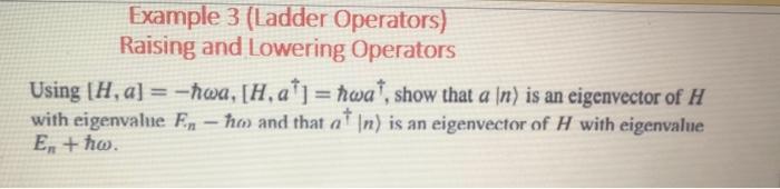 Solved Raising and Lowering Operators Using | Chegg.com