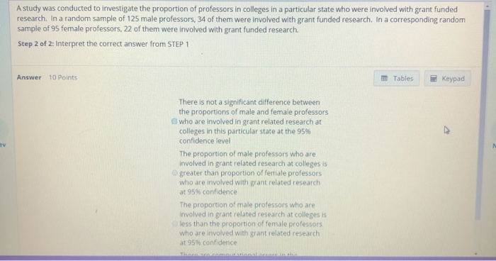 Solved A study was conducted to investigate the proportion | Chegg.com