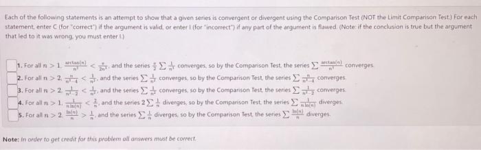 Solved Each of the following statements is an attempt to | Chegg.com