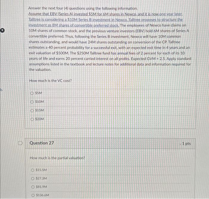 Solved Answer the next four (4) questions using the | Chegg.com