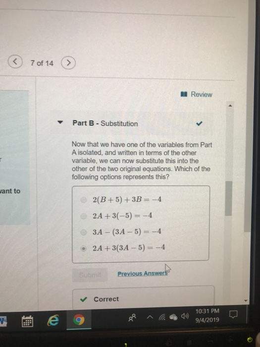 Solved: Of 14 Review Part C - Solving For The Variables We... | Chegg.com Solved: Of 14 Review Part C - Solving For The Variables We... | Chegg.com