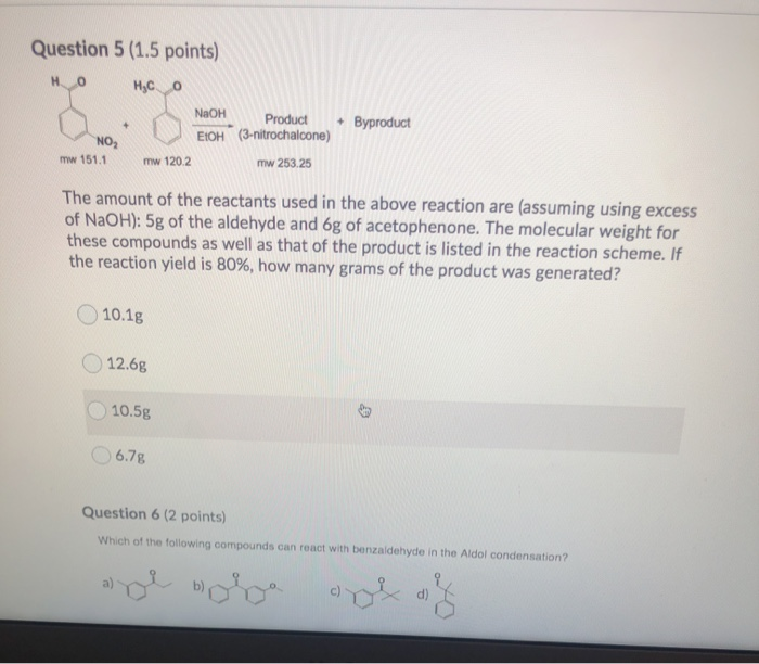 Solved Page 1: HACO NaOH EtOH Product (3-nitrochalcone) | Chegg.com