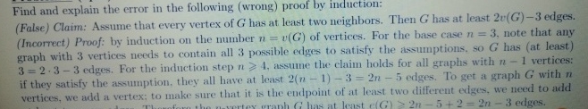 Solved Find and explain the error in the following (wrong) | Chegg.com Solved Find and explain the error in the following (wrong) | Chegg.com